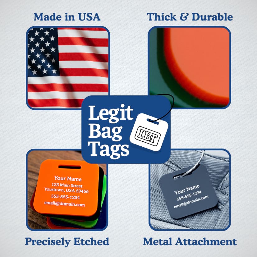 Custom Tags - 6 Pack | Legit 3D